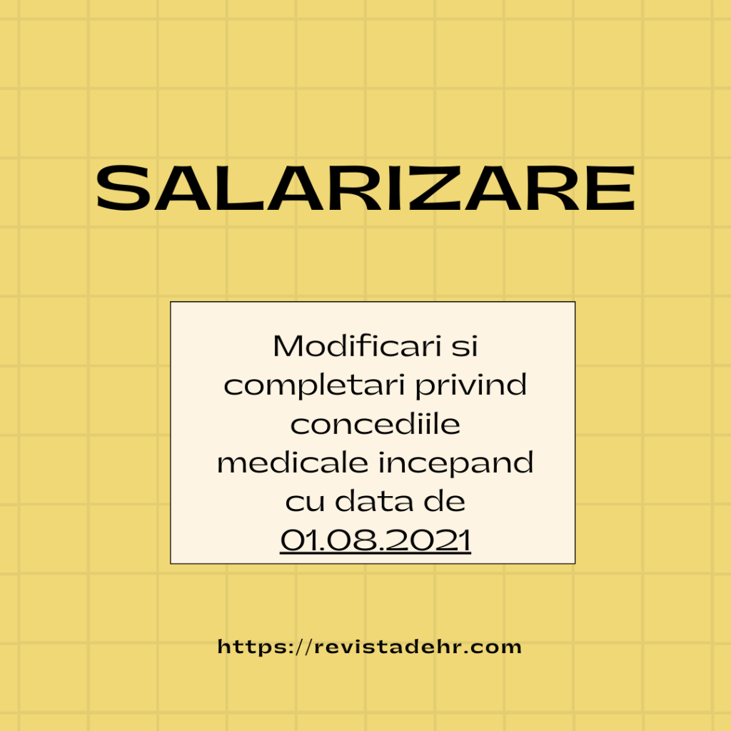 Modificari si completari privind concediile si indemnizatiile de ...